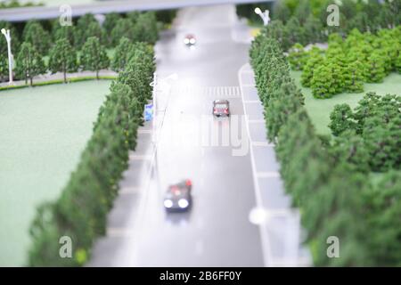 Sand table model of real estate development projects Stock Photo - Alamy