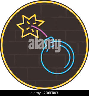 Firework neon sign set Stock Vector Image & Art - Alamy