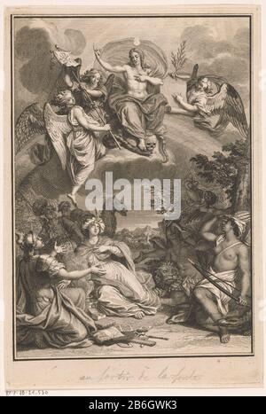 Christ appears to the personifications of the continents, Bernard Picart (workshop or), After ...