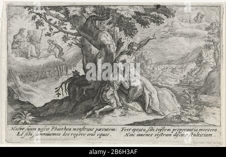 Phaeton Asks Apollo to Drive the Sun Chariot, Felice Giani, Italian ...