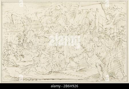 Coriolanus begged by his mother to spare Rome Stock Photo - Alamy