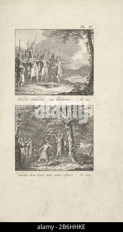 Absalom killed by Joab Stock Photo - Alamy