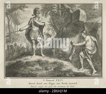 David Saul shows the part of its mantle Biblical representation of 1 ...