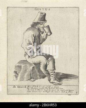 Taste, Gustus / Tasting (title on object), Five senses (series title ...