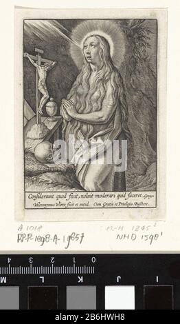 The Penitent Mary Magdalene, Hieronymus Wierix, 1563 - before 1619 The Penitent Mary Magdalene ...