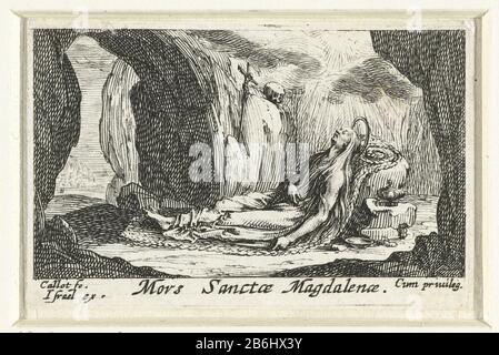 The death of Mary Magdalene; Mors Sanctae Magdalenae; The penitent ...