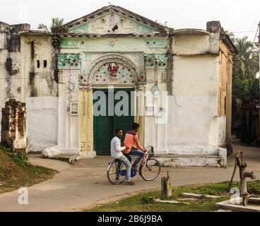 Murshidabad, West Bengal/India - January 14 2018: The exterior facade ...