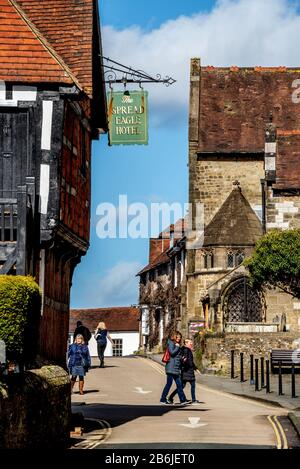 Beautiful old buildings in Midhurst Stock Photo - Alamy