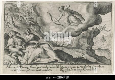 Diana kills Chione Stock Photo - Alamy