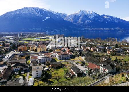 Switzerland, Canton Ticino, Tenero Contra Stock Photo - Alamy