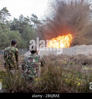 LOCHEM, 11-03-2020, Netherland, Dutchnews, explosion of the V1 bomb in ...