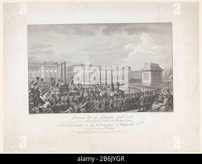 Death of Louis XVI, 1793, Isidore Stanislas Henri Helman, after Charles ...
