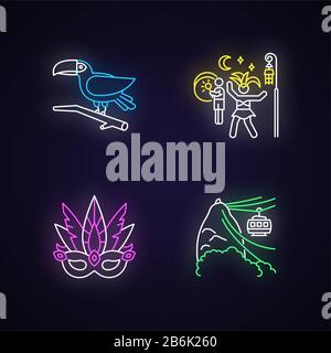 carnival party mask decoration neon vector illustration Stock Vector ...