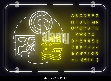 Spatial planning concept icon. Area map. Region development. Landscape ...