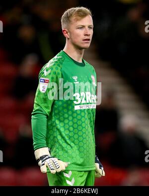 Middlesbrough goalkeeper Aynsley Pears Stock Photo - Alamy