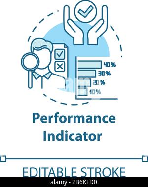 Performance metrics turquoise concept icon Stock Vector Image & Art - Alamy