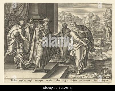 Elijah speaks to King Ahab for the second time, History of Elijah ...