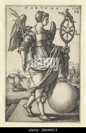 Fortuna; Fortvna. Winged woman as a personification of Fortuna (fortune ...
