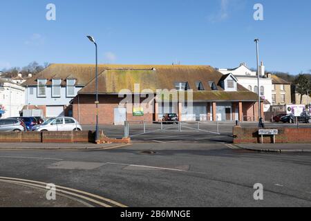 Aldi supermarket Hythe Kent Stock Photo - Alamy