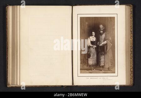 The Merchant of Venice - title page - Shylock and the disguised Portia ...