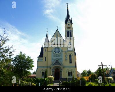 Fastov, Ukraine – May 23, 2015: Bell tower of Semen Paliy Church. An ...