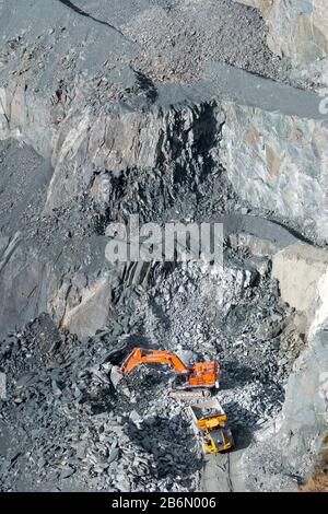 Ingleton Quarry in the Yorkshire Dales National Park, Ingleton, North ...