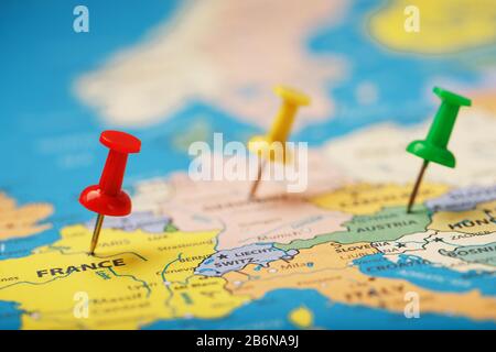 The multi-colored buttons indicate the location and coordinates of your ...