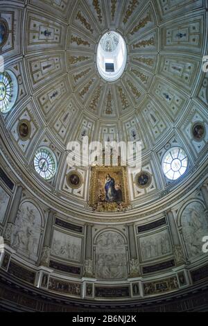 Ancient Virgin Mary Painting Seville Cathedral Seville Andalusia Spain ...