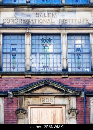 Salem Chapel former congregational church entrance on Hunslet Road ...