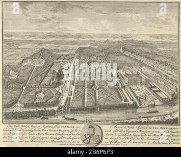 View of Huis ter Meer in Maarssen, Jacobus Schijnvoet, After Hessel ...