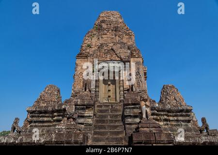 Pre Rup temple in complex Angkor Wat in Siem Reap, Cambodia in a summer ...