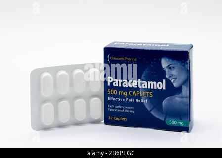 Crescent Pharma paracetamol Stock Photo - Alamy