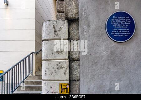 Nancys Steps London scene of the Murder of Nancy in Charles Dickens ...