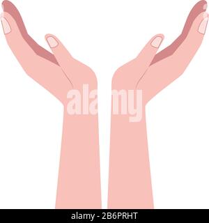 hands human lifting isolated icon Stock Vector Image & Art - Alamy