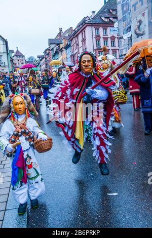 Participants in the Rottweil Carnival in Rottweil , Germany Stock Photo ...