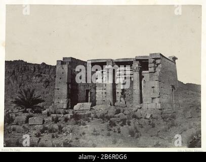 View of the Temple of Taffeh, Egypt, Egypt, Maxime Du Camp, Louis ...