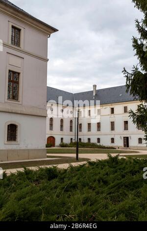 The baroque Batthyany castle in the town of Bicske, Hungary Stock Photo ...