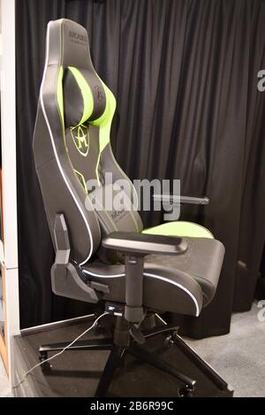 Arcadio haptic chair used for virtual reality (VR) gaming and more ...