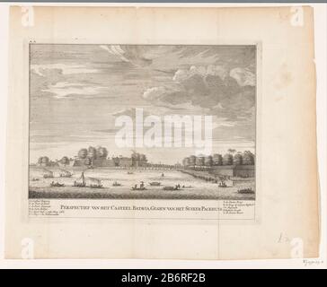 Het kasteel van Batavia, The castle of Batavia is a painting by the ...