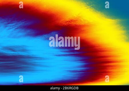 Colorful and light clouds found in the sky Stock Photo - Alamy