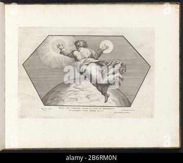 God creates the sun and the moon, Raphael Bible (series title), Sacrae ...