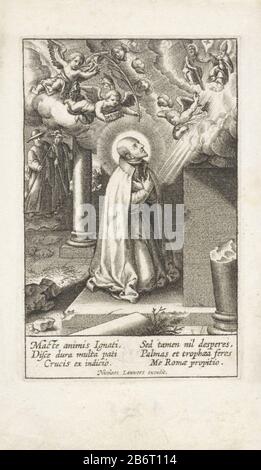 The vision of Saint Ignatius van Loyola, Cornelis Bloemaert (II), After ...