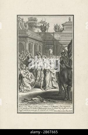 Hector says Andromache Goodbye, Bernard Picart (workshop of), After ...