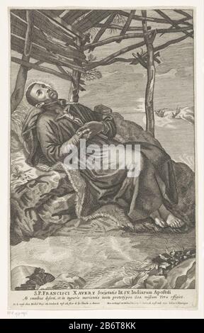 Heilige Franciscus Xaverius St. Francis Xavier looks in worship to ...