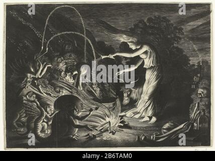 Witch raising a storm Stock Photo - Alamy