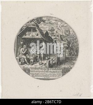 Enoch and his family, Johann Sadeler (I), After Maerten de Vos, 1586 ...