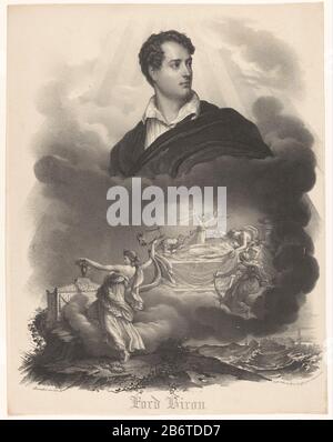 Lord Byron on his Deathbed by Joseph Denis Odevaere belgian painter ...