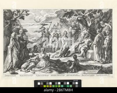 Apollo and King Midas with donkey ears (in box with 43 drawings ...