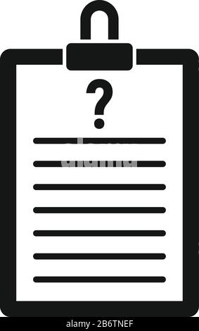 Simple checkboard icon. Task list and clipboard. Editable vector Stock ...