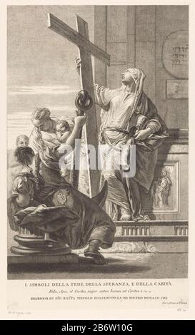 The three theological virtues; Spes Caritas Fides Stock Photo - Alamy